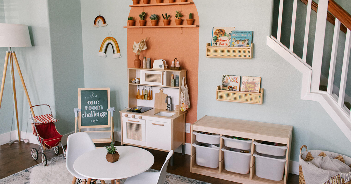 My Boho Playroom Reveal - The Lovely Geek