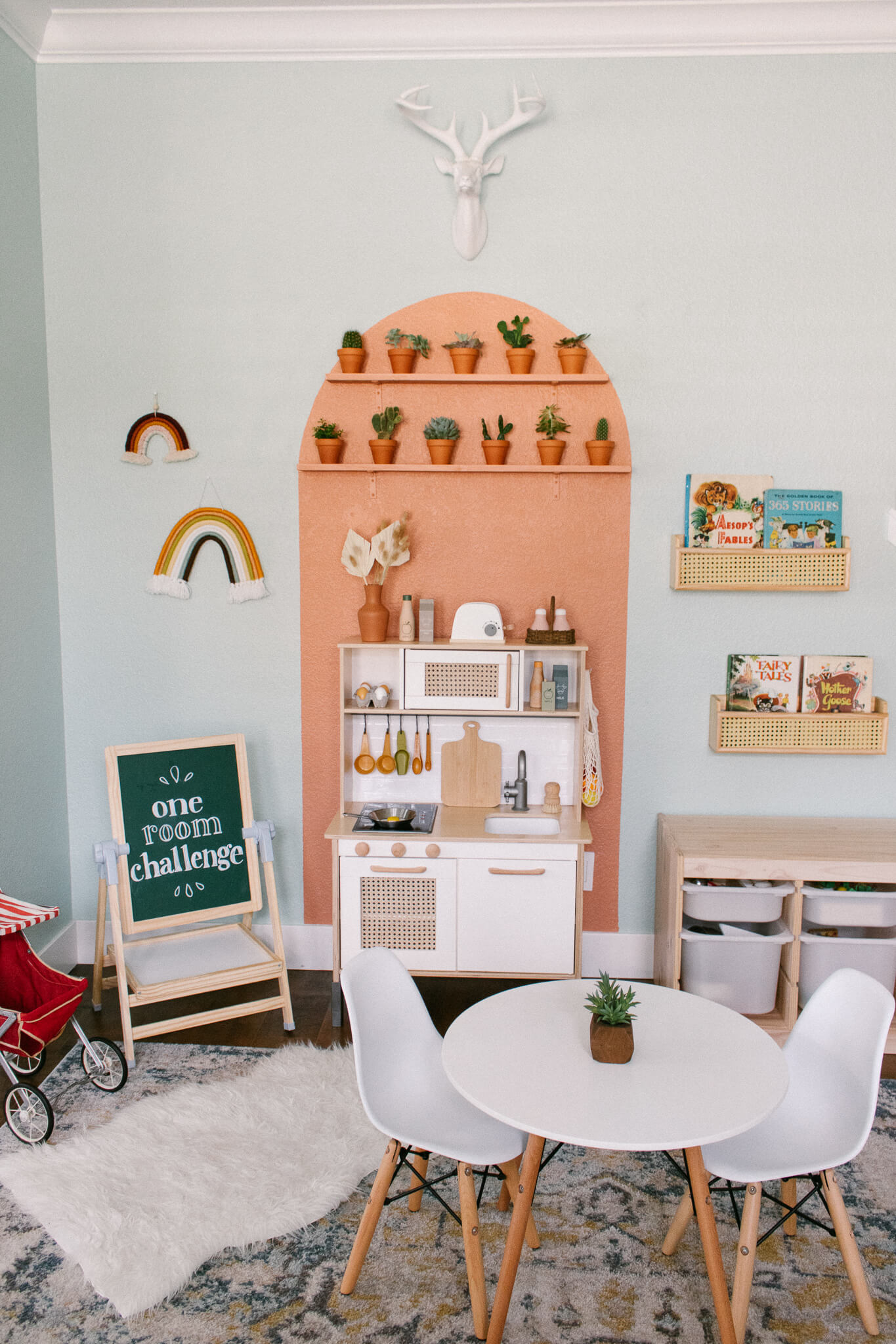 My Boho Playroom Reveal - The Lovely Geek