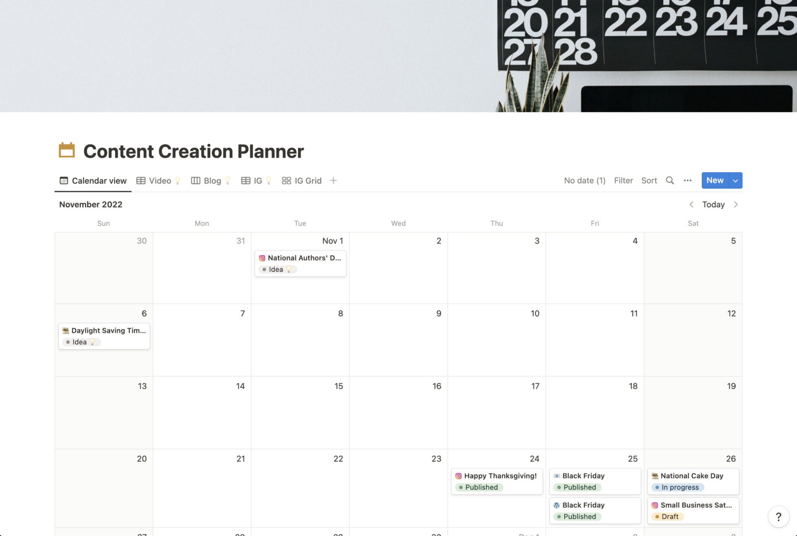 How I Plan My Social & Blog Posts with Notion - The Lovely Geek